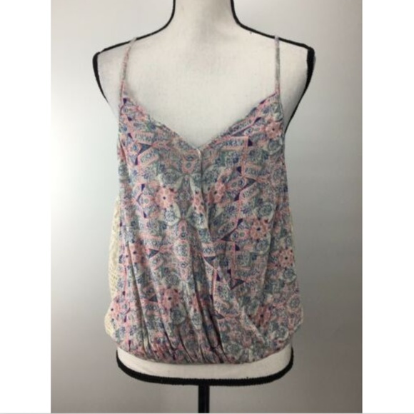 Free People | Tops | Nwt Free People Tank Top Crocheted Inset Strappy ...